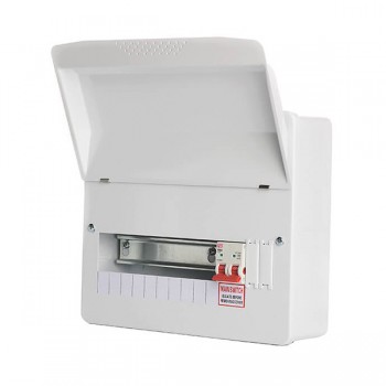 FuseBox 10 Way Consumer Unit - 100A Main Switch | UKES