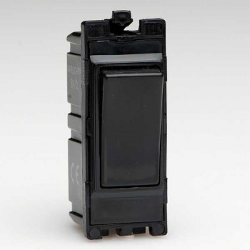 Varilight PowerGrid Black 10A Multi-Way Push Retractive Switch Module ...
