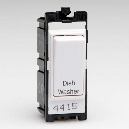 Varilight 20A 1 Way DP Dishwasher Switch Module (G201DW.DW) | UKES