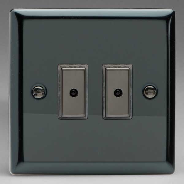 Varilight 2 Gang 0-100W Remote/Tactile Master Dimmer (JIE102) | UKES