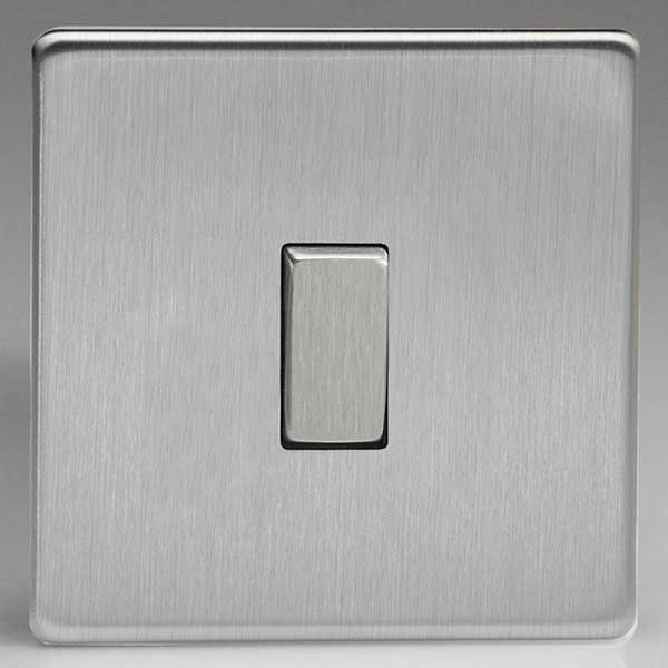 Varilight 1 Gang 10A Retractive Momentary Switch (XDSBP1S) | UKES