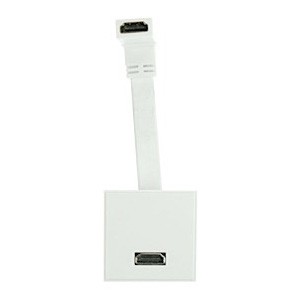 Click White HDMI Socket Module | UKES