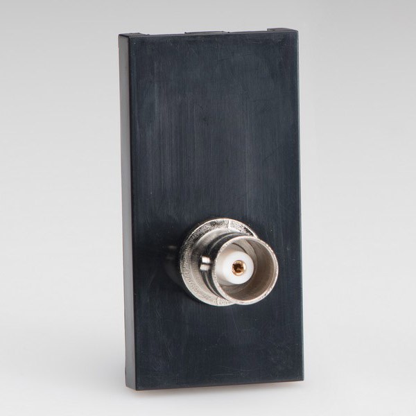 Varilight DataGrid Black Female BNC CCTV Socket Module - 25x50mm | UKES