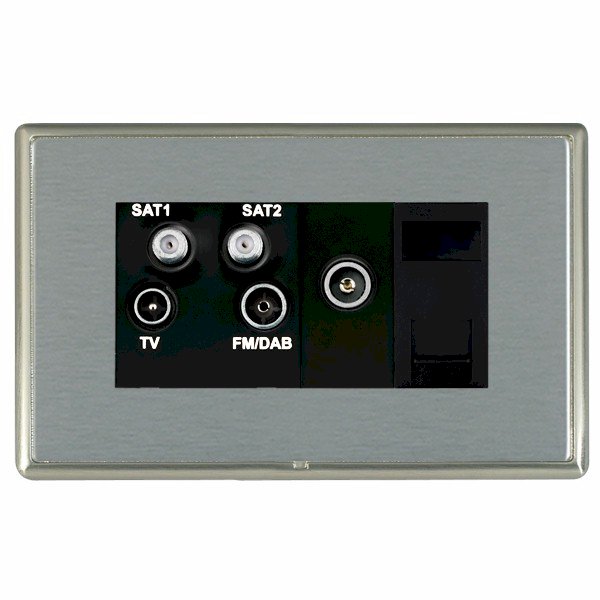 Hamilton Linea-Rondo CFX Satin Nickel Frame/Satin Steel Plate Non ...