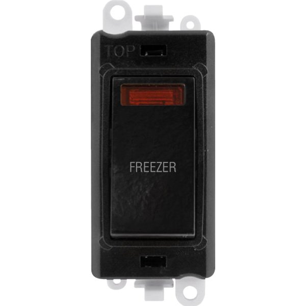Click GridPro Black 20AX Double Pole Freezer Switch Module with Neon ...