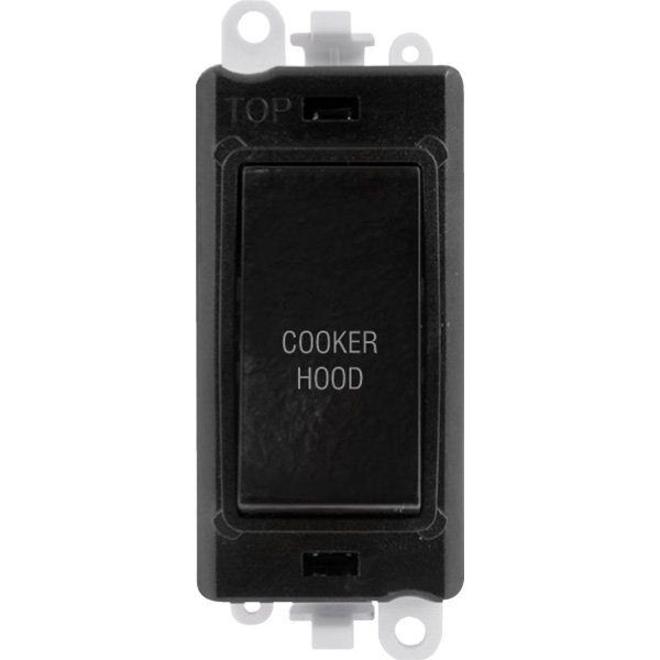Click GridPro Black 20AX Double Pole Cooker Hood Switch Module with ...