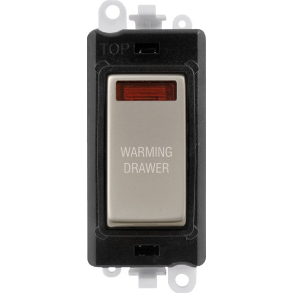 Click GridPro Pearl Nickel 20AX Double Pole Warming Drawer Switch ...