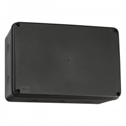 Knightsbridge Weatherproof Large Black IP66 Enclosure (JB009BK) | UKES