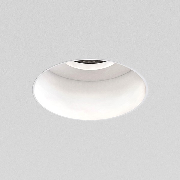 Astro Trimless Round GU10 Matt White Downlight (1248023) | UKES