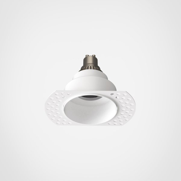 Astro Trimless Round GU10 Matt White Downlight (1248023) | UKES