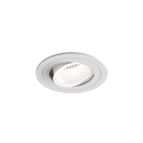 Astro Pinhole Slimline Round GU10 Matt White Adjustable Fire-Rated ...