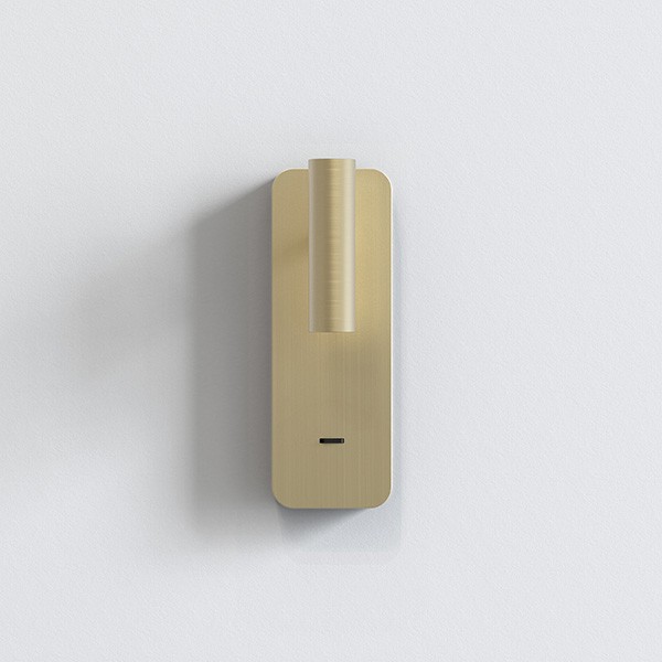 Astro Enna Surface Matt Gold LED Wall Reading Light with USB Charging ...