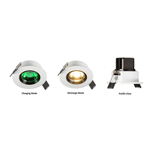 Knightsbridge 5W 6000K LED Emergency Downlight - Non-Maintained | UKES