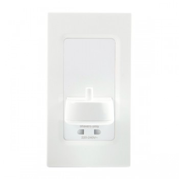 ProofVision In-Wall Toothbrush Charger, Shaver Socket (PV12P) | UKES