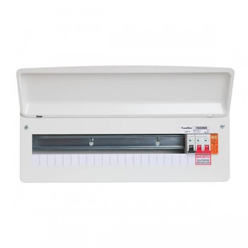 FuseBox 20 Way Consumer Unit - 100A MS, T2 SPD, Clamp (F2020MX) | UKES