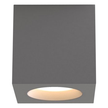 Astro Kos Square II Textured Grey Bathroom Downlight | UKES