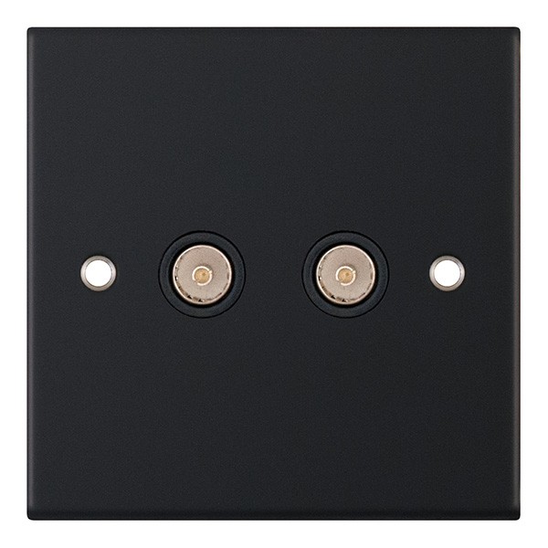 Selectric 5M 2 Gang TV/FM Socket (DSL11-34) at UKES