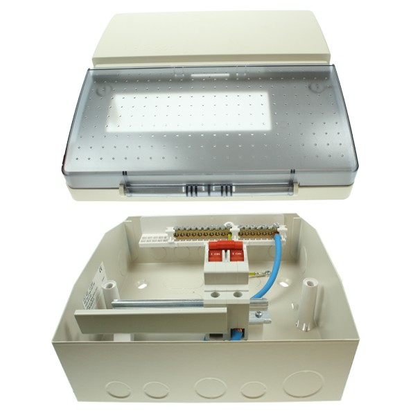 Hager 100amp 6 Way Metal Consumer Unit | UKES