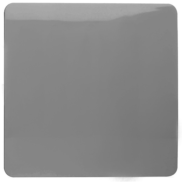 Trendi Light Grey 1 Gang Blank Plate | UKES