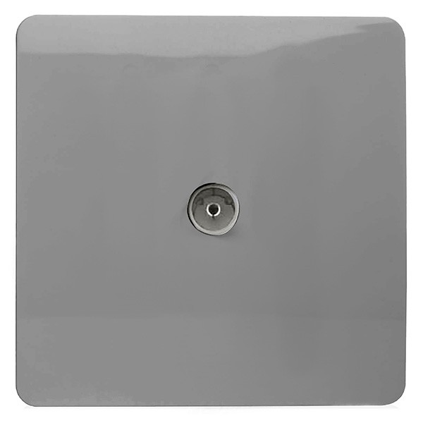 Trendi Light Grey TV Coaxial Socket | UKES
