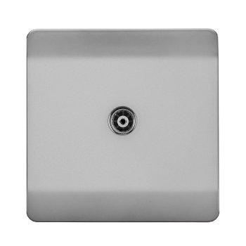 Trendi Stainless Steel TV Coaxial Socket | UKES