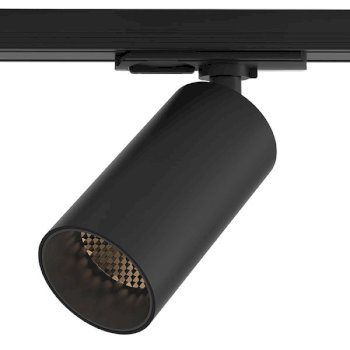 Astro Can 50 Matt Black 8.2W LED Track Light | UKES