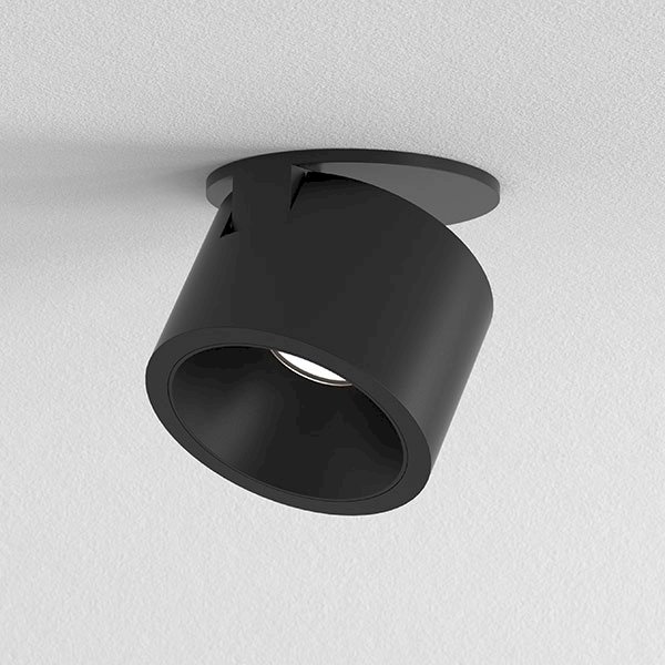 Astro Lynx Recess Matt Black 12.1W LED Spotlight | UKES