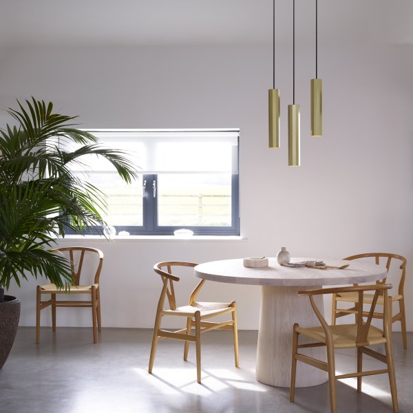 Astro Hashira Matt Gold Pendant Light | UKES