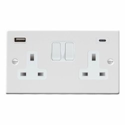 Hamilton USB-C Sockets and Modules at UK Electrical Supplies