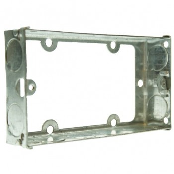 Appleby 25mm Double Flushed Metal Extension Box | UKES