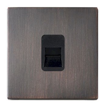 Hamilton Hartland G2 Etrium Bronze 1 Gang Telephone Slave Socket with ...