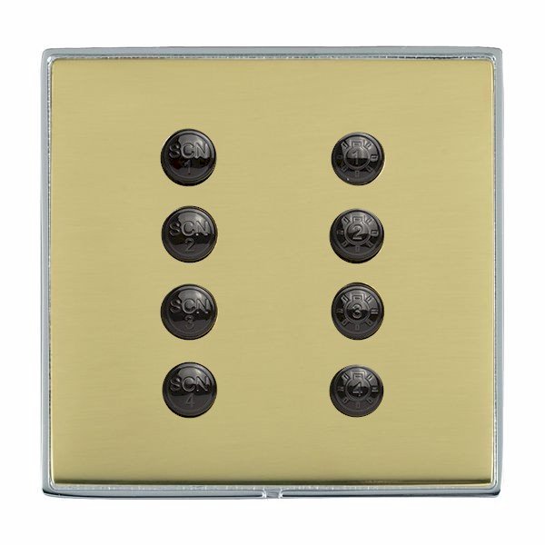 Hamilton Linea-Duo CFX Bright Chrome Frame/Polished Brass Plate 8 ...