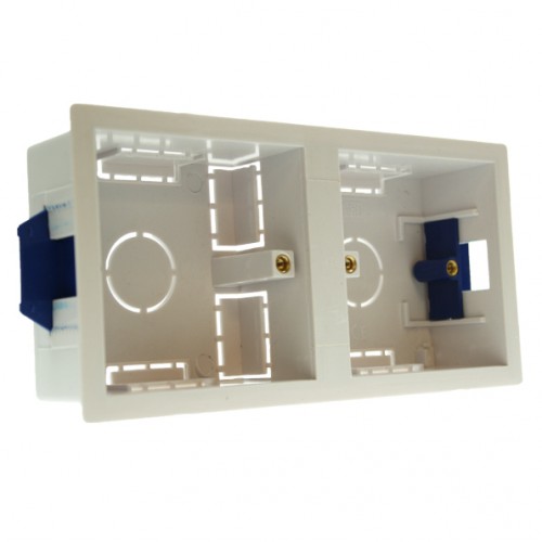 35mm dual dry lining electrical back box at UK Electrical Supplies
