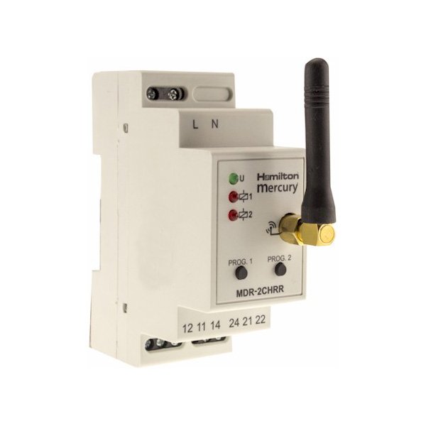 Hamilton Smart Lighting Control Air Grey Din Rail Mountable 2 Channel ...