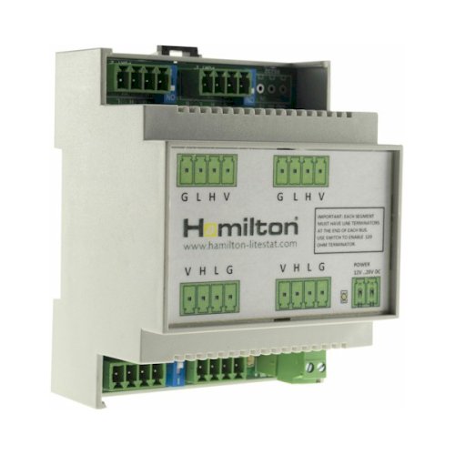 Hamilton Smart Lighting Control Grey 12-24V Din Rail Network Booster ...