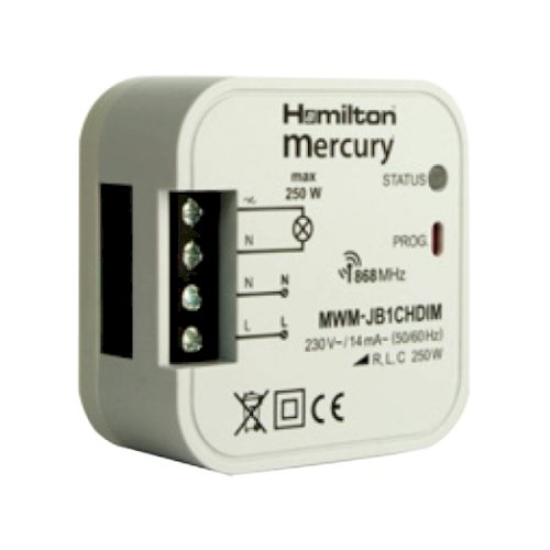 Hamilton Smart Lighting Control Air Grey 2 Channel 230V AC Wireless ...