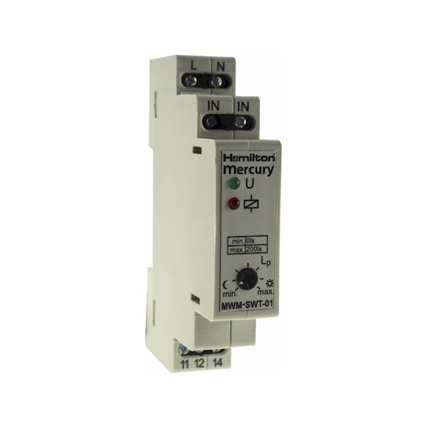 Hamilton Smart Lighting Control Air Grey Din Rail Wireless Twilight ...