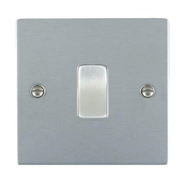 Hamilton Sheer Satin Chrome 1 Gang Push To Make Retractive Switch with ...