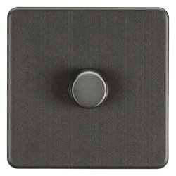 Knightsbridge Screwless Smoked Bronze with Black Inserts at UKES