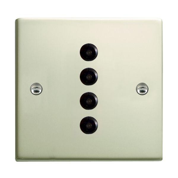 Hamilton Sheer Pearl Oyster 4 Button Slave Control Panel with Black ...