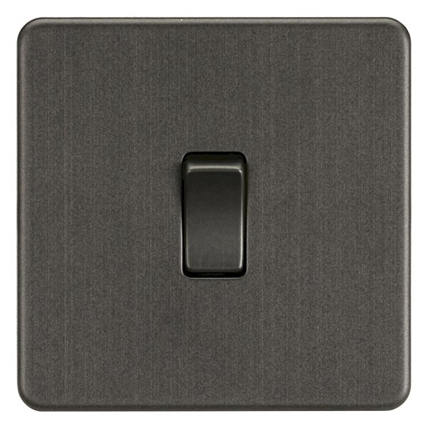 Knightsbridge Smoked Bronze 20A 1 Gang DP Switch (SF8341SB) | UKES