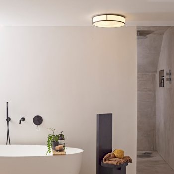 Astro Mashiko 400 Round Bronze Bathroom Ceiling Light | UKES