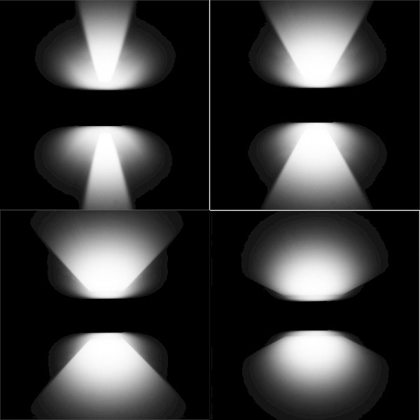 Aurora Lighting Klay 10W 3000K Single Multi-Directional IP65 White LED ...