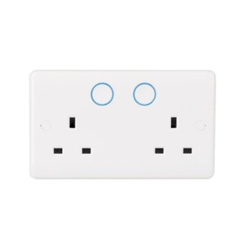 Aurora Lighting AOne 13A Smart Double Socket | UKES