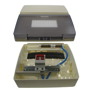 Hager 100amp 4 Way Plastic Consumer Unit | UKES