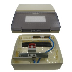 Hager 100amp 4 Way Plastic Consumer Unit | UKES