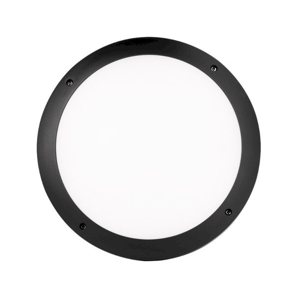 Aurora Lighting Hercules 18W 4000K Black LED Bulkhead | UKES