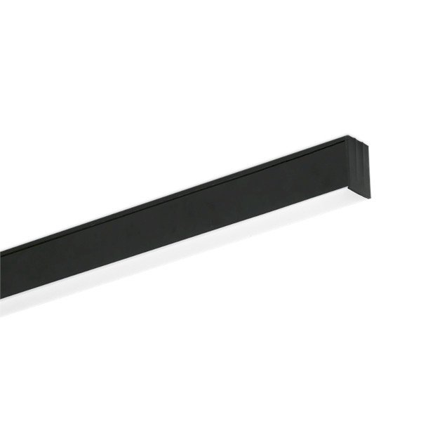 Aurora Lighting InterLED 40W 1500MM 4000K Black LED Linear Batten | UKES