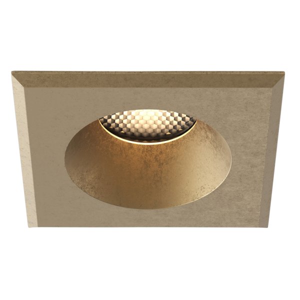 Astro Solway Solid Brass Square Outdoor Downlight | UKES