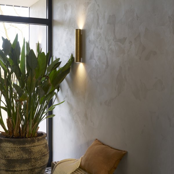 Astro Ava 400 Solid Brass Outdoor Wall Light | UKES